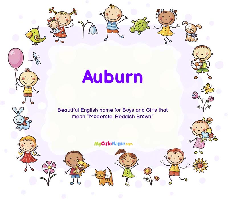 Auburn meaning - what is the meaning of name Auburn ? [**2024 UPDATE**]