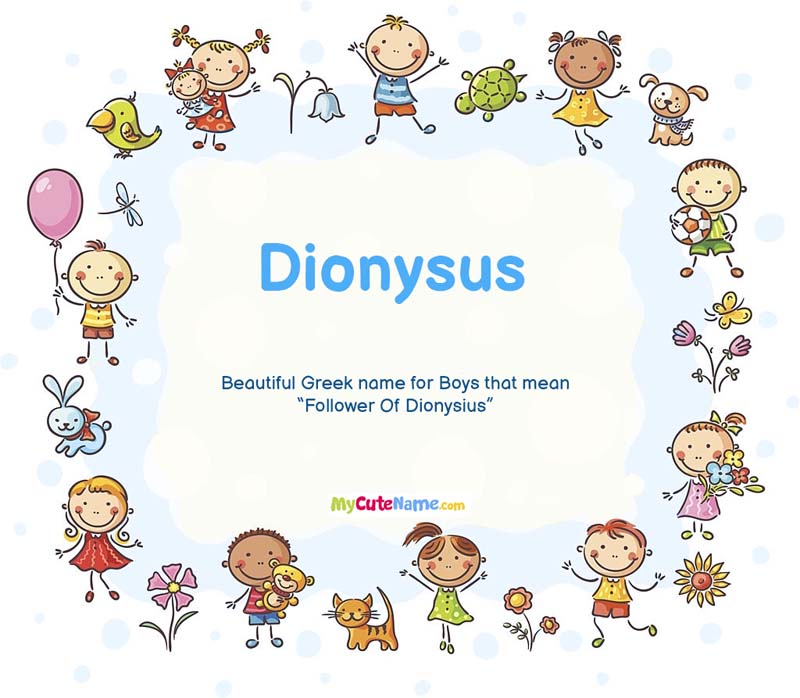 Dionysus meaning - what is the meaning of name Dionysus ? [**UPDATE 2025**]