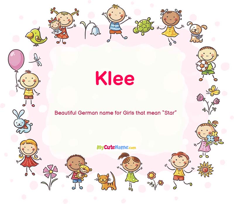 Klee meaning | what is the meaning of name Klee ? [MyCuteName]