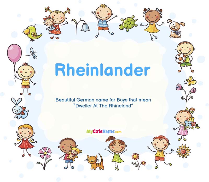 Rheinlander meaning - what is the meaning of name Rheinlander ...