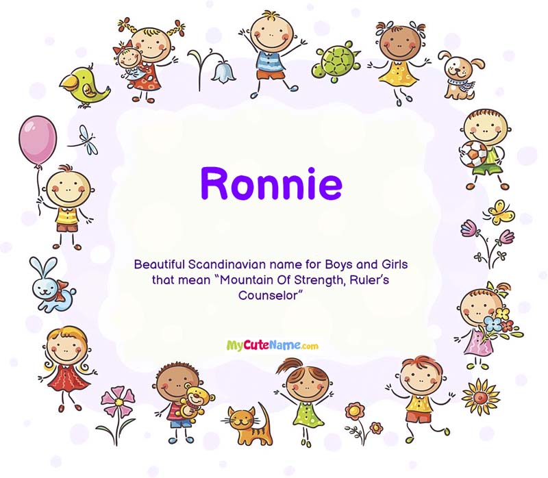 Ronnie meaning - what is the meaning of name Ronnie ? [**UPDATE 2025**]